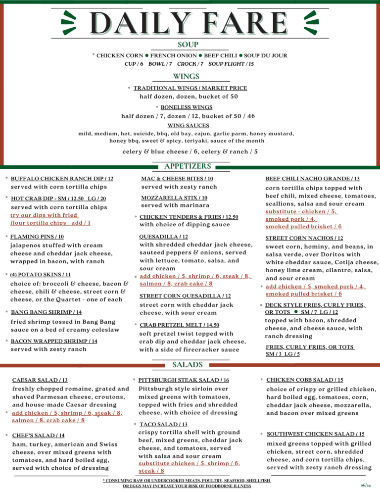 Food & Drink – Hennigans Restaurant & Bar